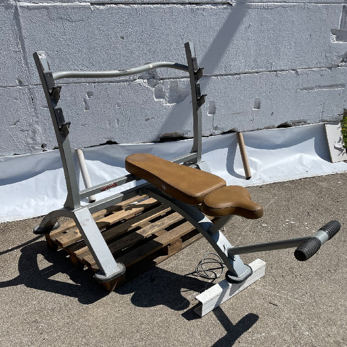 PANATTA OLYMPIC FLAT BENCH Egyenes Fekvenyomó Pad (rúd és tárcsák ...