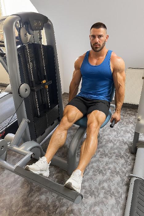 TECHNOGYM SELECTION ROTARY CALF-Lapsúlyos Vádligép 260.000 Ft :: EDZŐGÉPEK